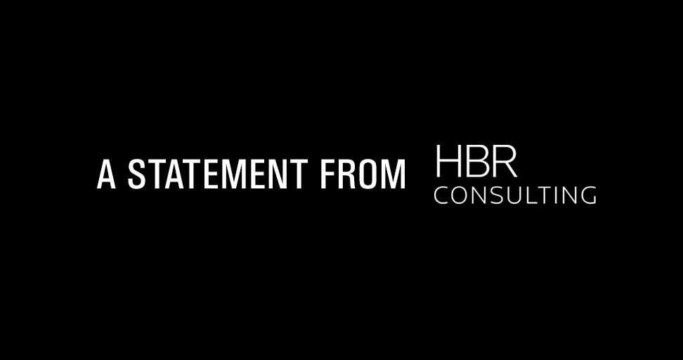 A Statement from HBR Consulting